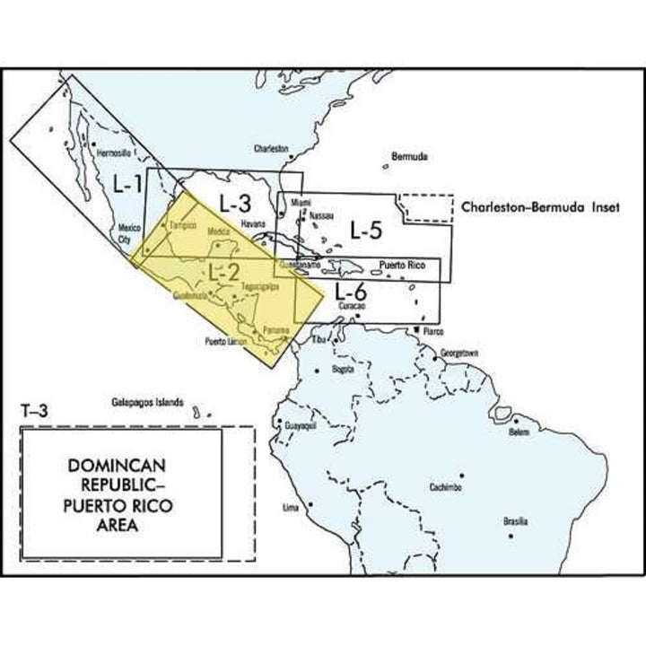 FAA Chart: Enroute IFR Low Altitude Chart CARIBBEAN (L-Charts) - L1/2 ...