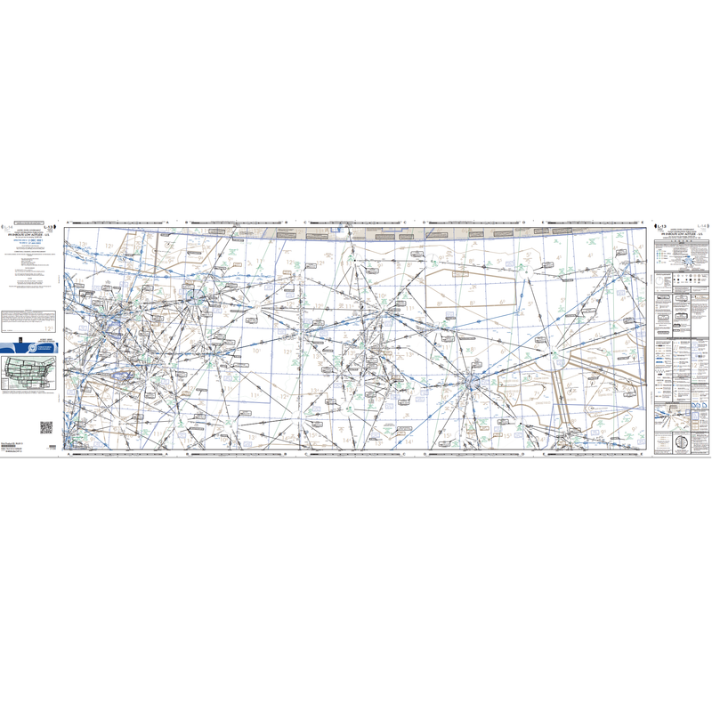 FAA Chart: Enroute IFR Low Altitude Chart US (L-Charts) - L13/14 - Sel ...